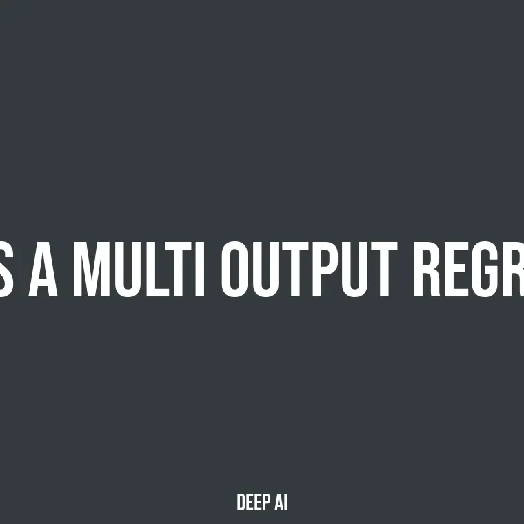 What Is Multi Output Regression And How Does It Revolutionize Data Analysis Deep Ai — Leading 8918